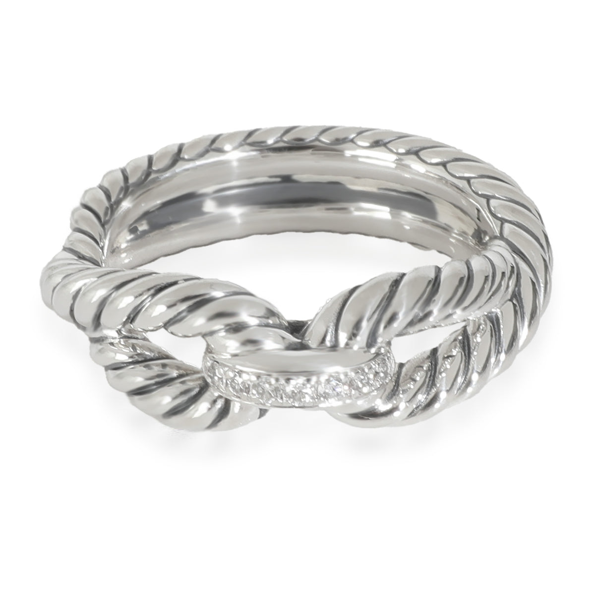 David Yurman Cable Loop Ring in Sterling Silver 0.05 CTW | myGemma ...
