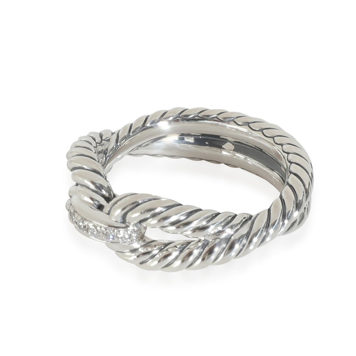 David Yurman Cable Loop Ring in Sterling Silver 0.05 CTW | myGemma ...